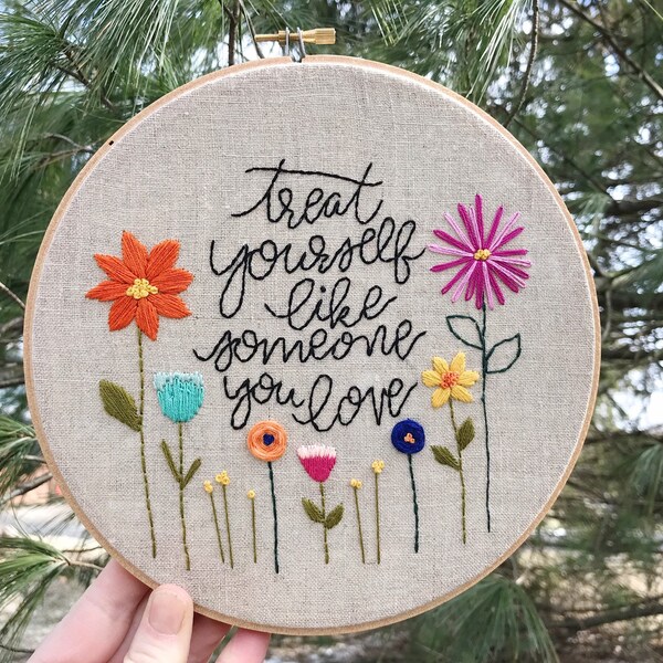 Embroidered Quote - Etsy