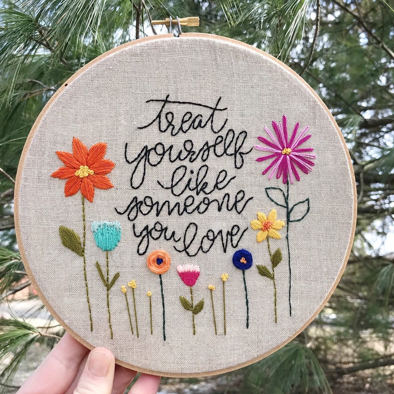 Embroidered Quote - Etsy