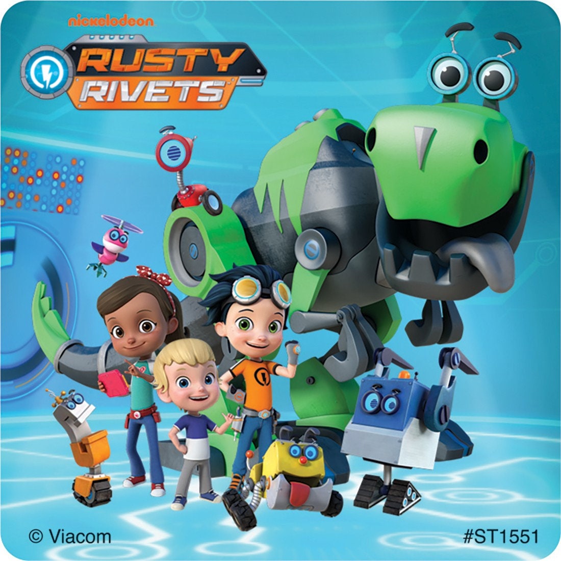 Rusty Rivets Stickers Birthday Party Envelope Seals, Party Favors ...