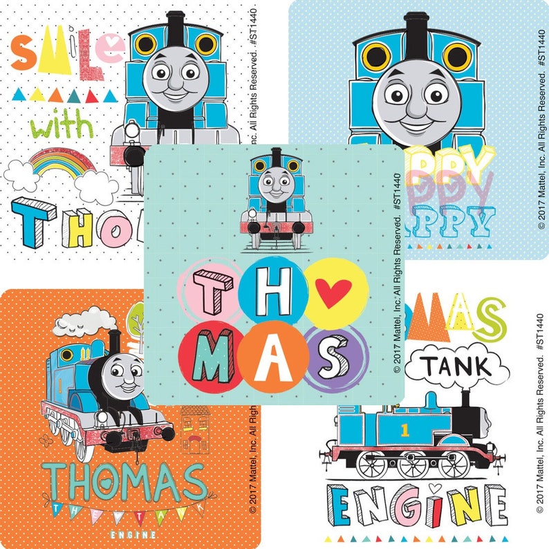 Thomas the Tank Engine Stickers Thomas Birthday Party Party Favors ...