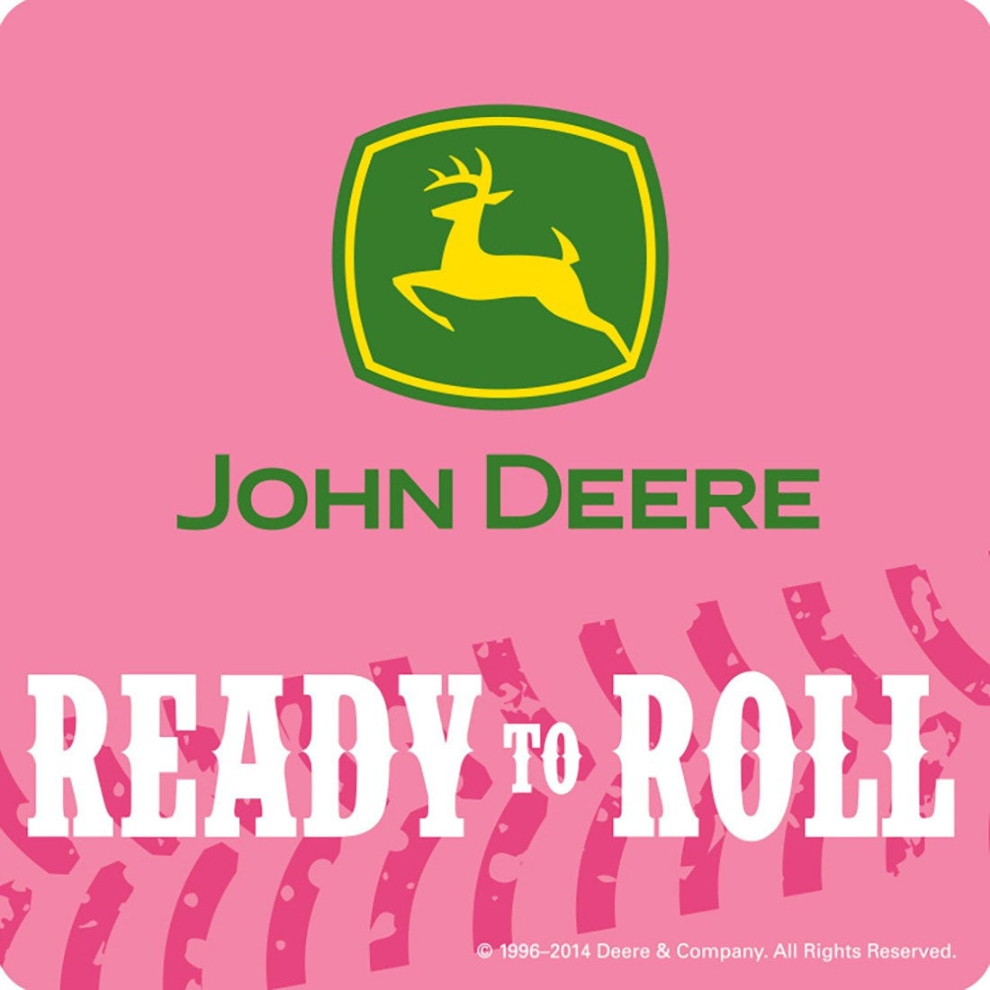 John Deere Stickers - Pink John Deere Girls - Envelope Seals, Party ...