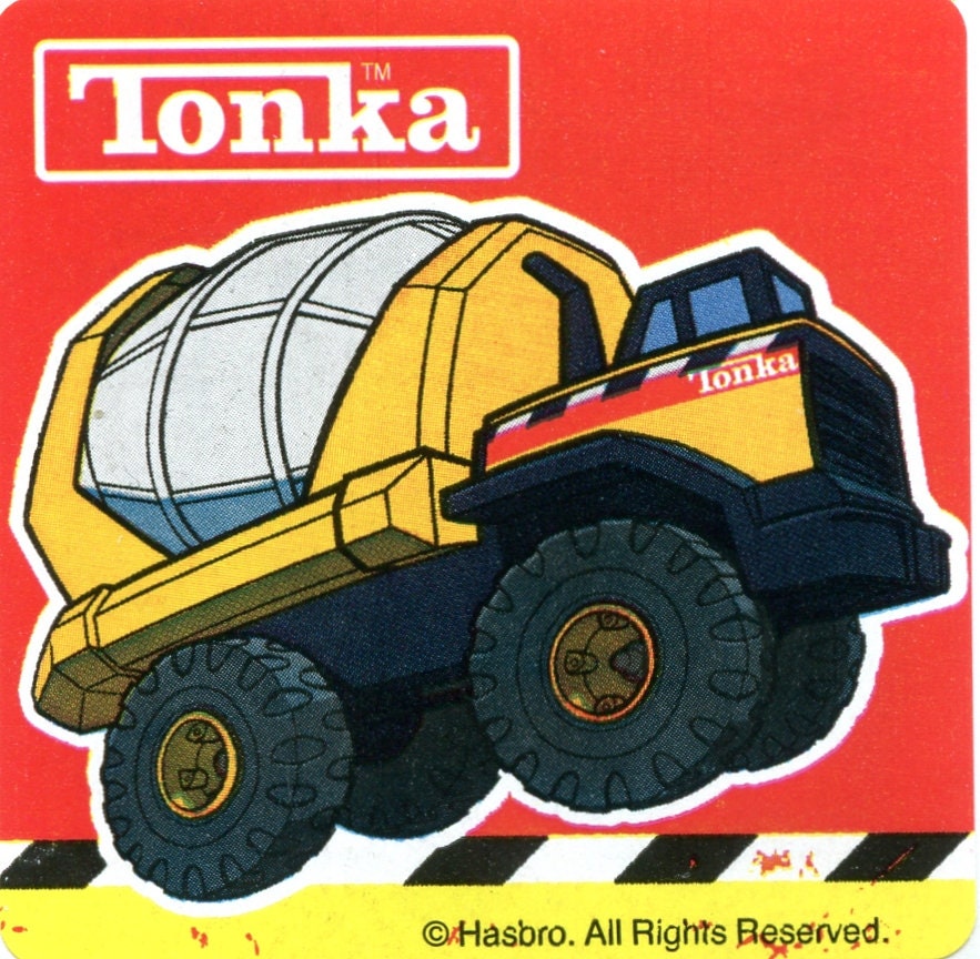 Tonka Stickers Tonka Trucks Party Envelope Seals, Party Favors, Reward ...