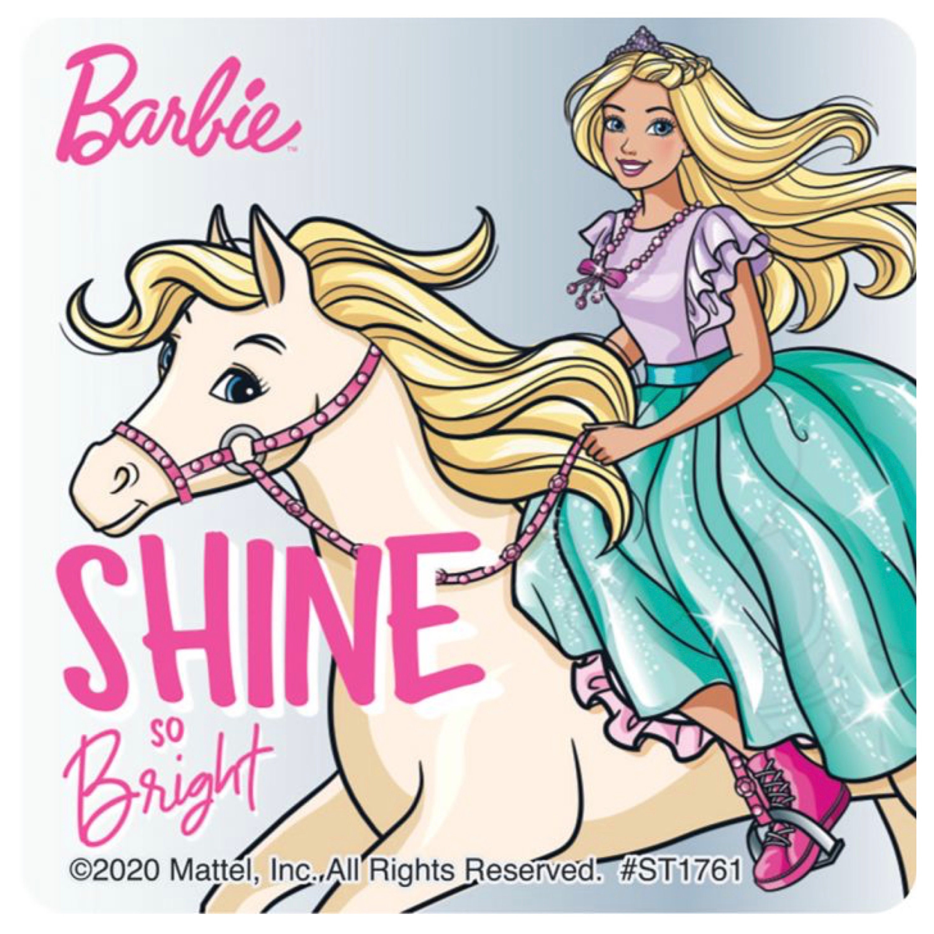 Licensed Barbie Stickers - Envelope Seals, Favours, Reward, Merit ...