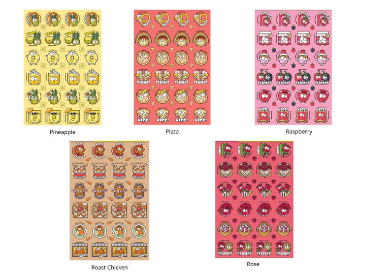 Scratch and Sniff Stickers Merit Awards Reward Charts Scrapbooking ...