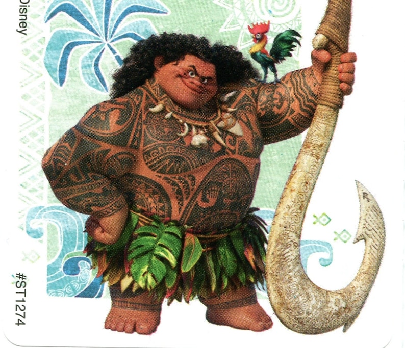 Moana Stickers - Moana Stickers Party - Envelope Seals, Party Favors ...