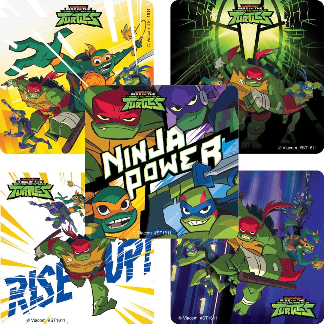 Teenage Mutant Ninja Turtles Stickers - TMNT - Envelope Seals, Party ...