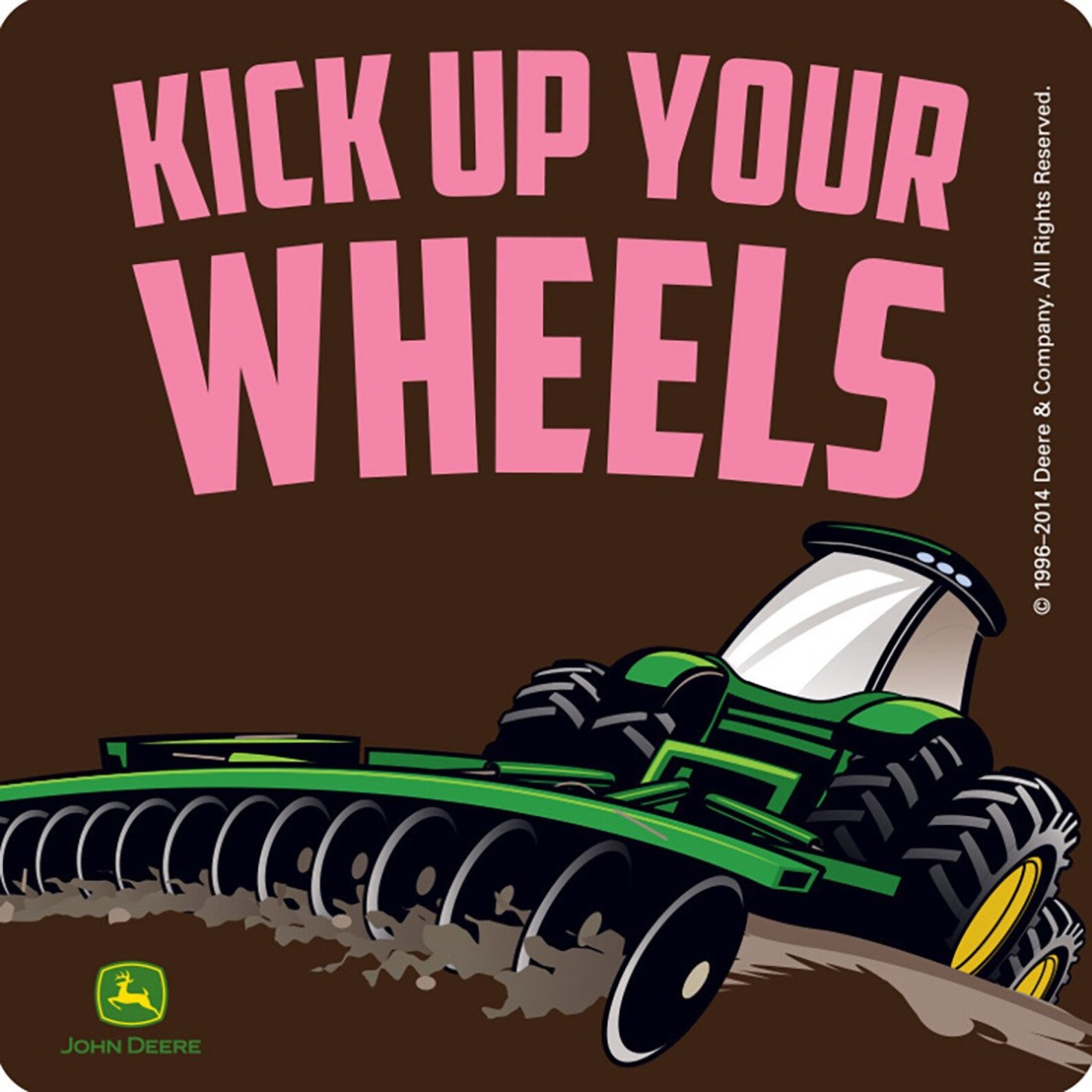 John Deere Stickers - Pink John Deere Girls - Envelope Seals, Party ...