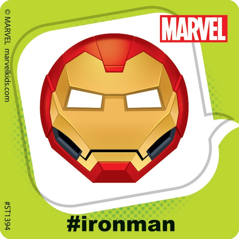 Marvel Emoji Stickers - Avengers Birthday Party - Avengers Party Favors ...