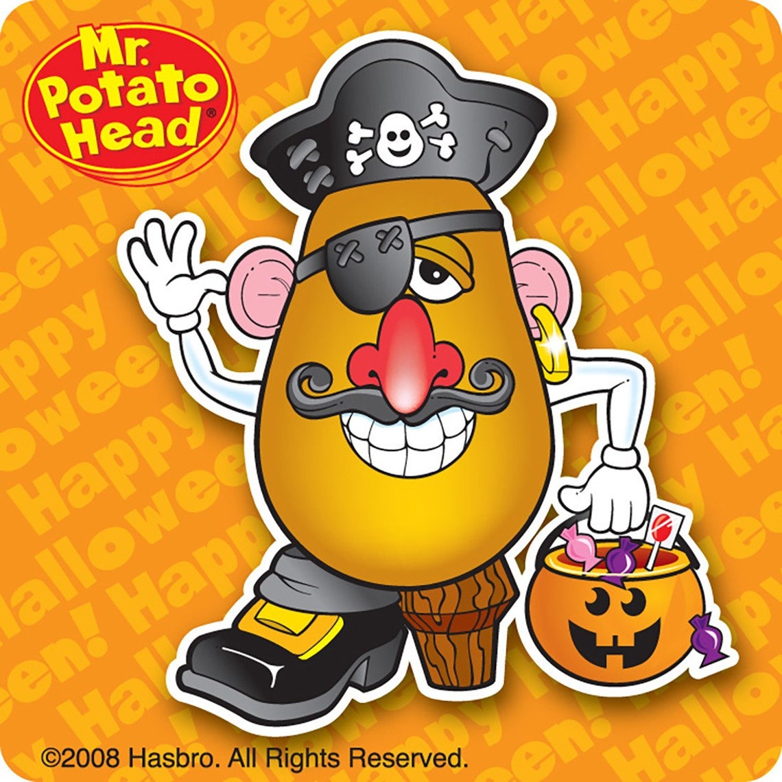Potato Head Stickers - Potato Head Halloween Stickers - Envelope Seals ...