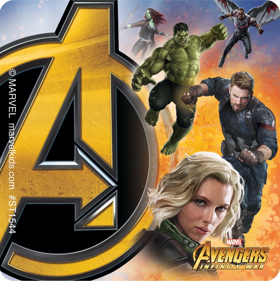 Avengers Stickers Avengers Infinity War Party Envelope Seals, Party ...