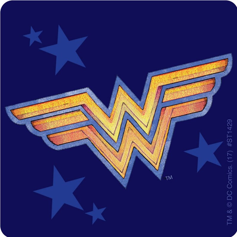 Wonder Woman Stickers Super Hero Birthday Party Party - Etsy