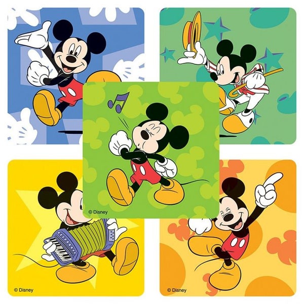 Mickey Stickers - Etsy