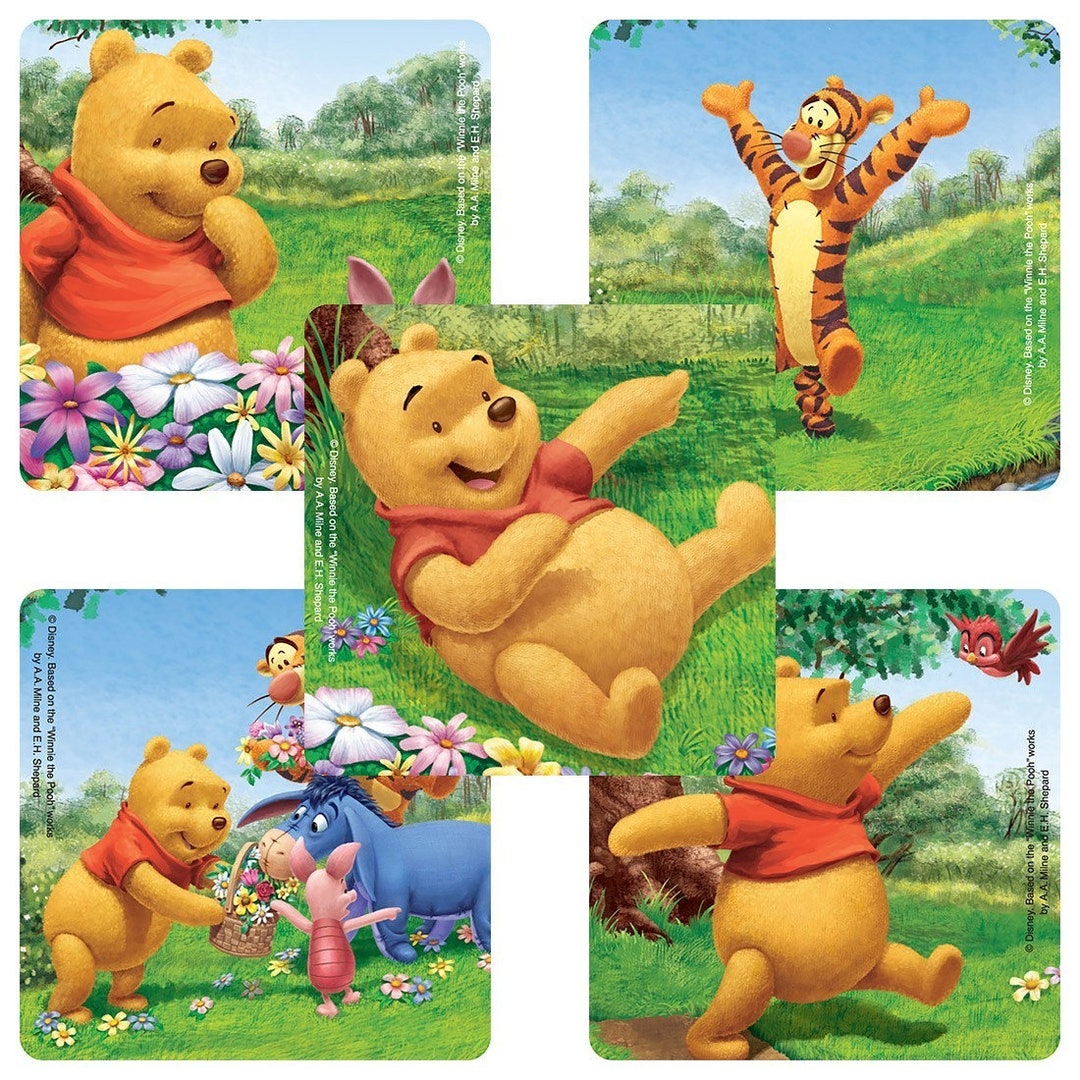 Winnie the Pooh Stickers - Winnie Pooh Party - Envelope Seals, Party ...