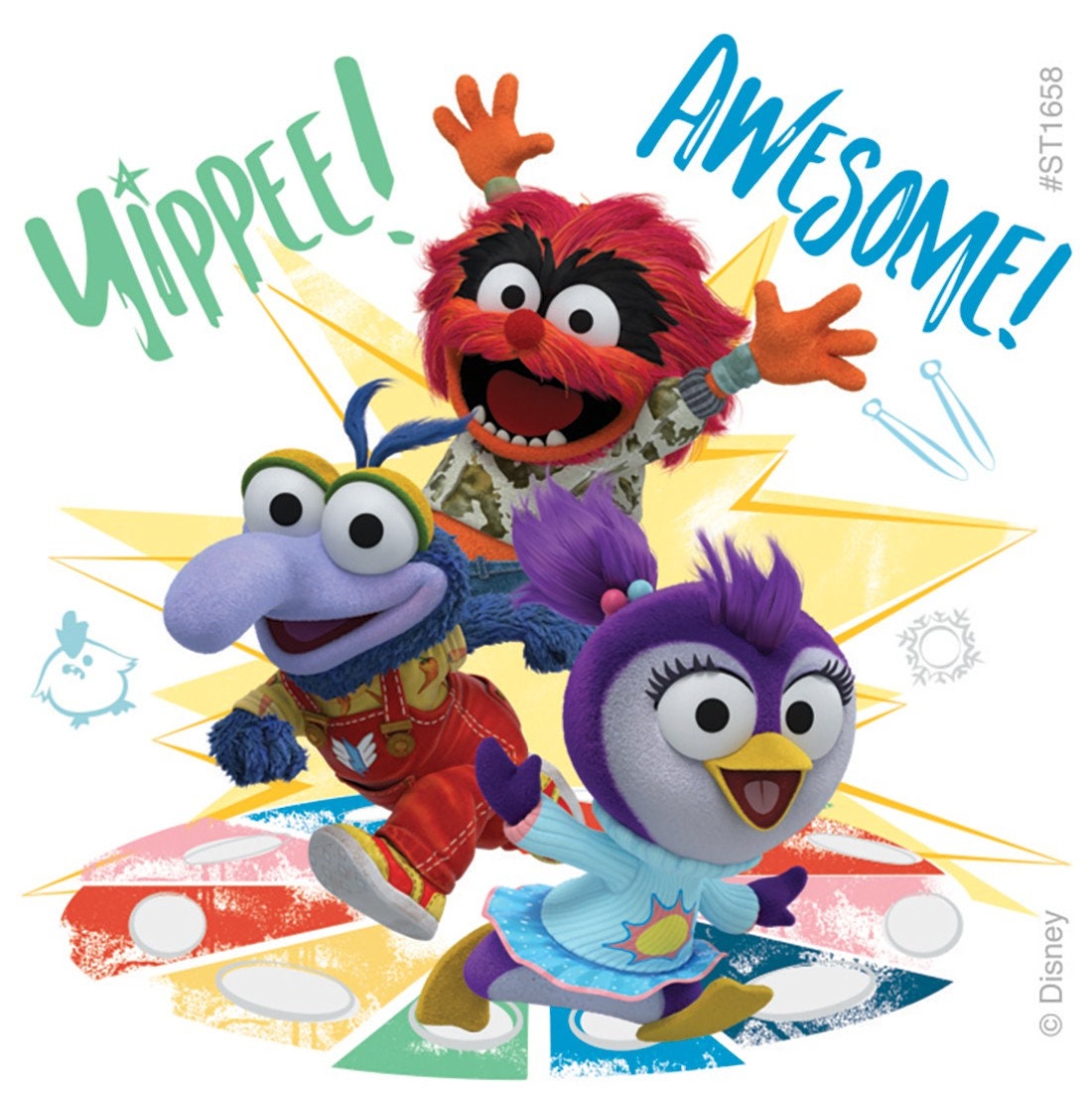 Disney Muppet Babies Stickers Muppets Envelope Seals - Etsy