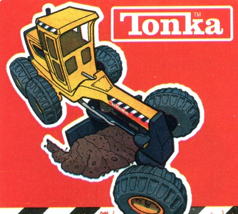 Tonka Stickers Tonka Trucks Party Envelope Seals, Party Favors, Reward ...