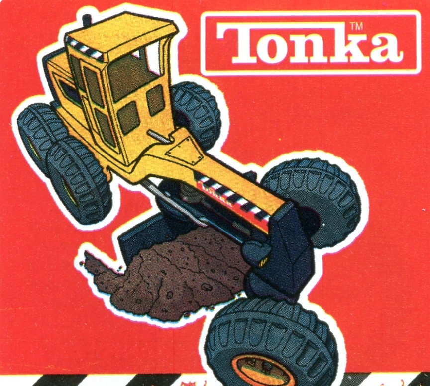 Tonka Stickers Tonka Trucks Party Envelope Seals, Party Favors, Reward ...