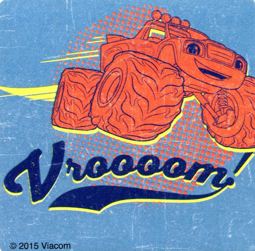 Blaze and the Monster Machines Stickers - Crusher - Envelope Seals ...