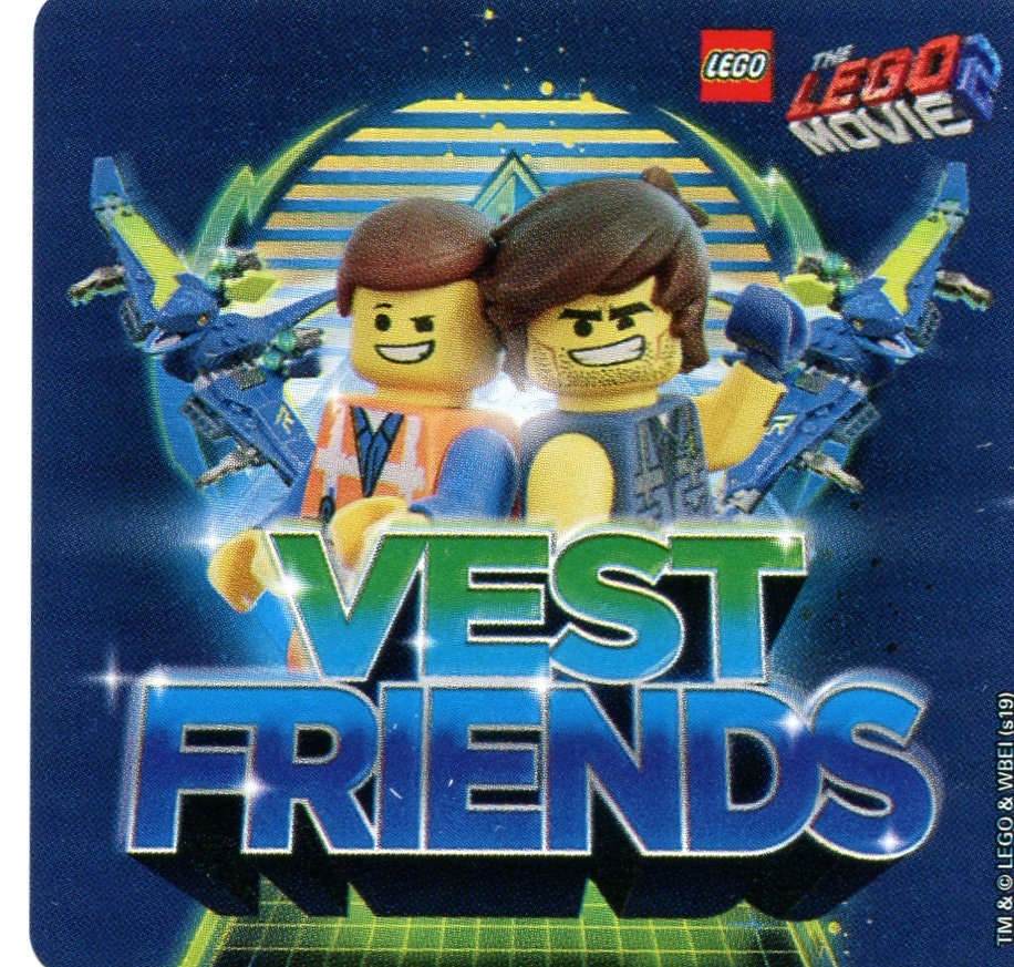 Licensed Lego Movie Stickers lego Movie 2 Lego Party Envelope Seals ...