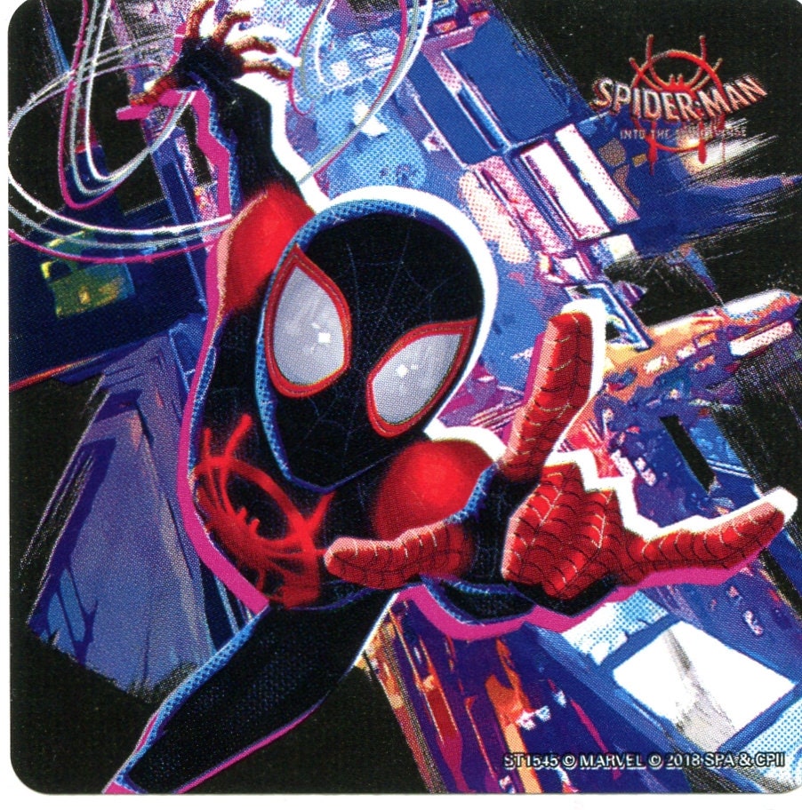 Spider-Man Stickers Into the Spider-Verse Envelope Seals | Etsy