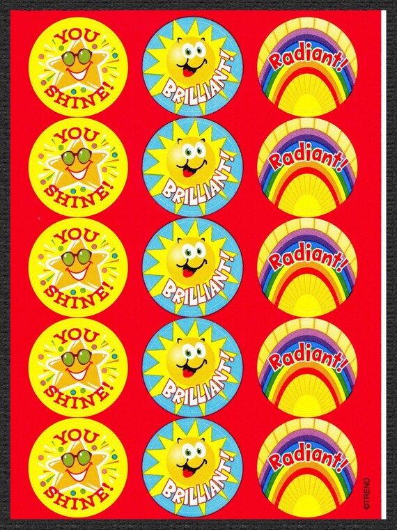 Scratch and Sniff Stickers Make Merit Awards Reward Charts | Etsy