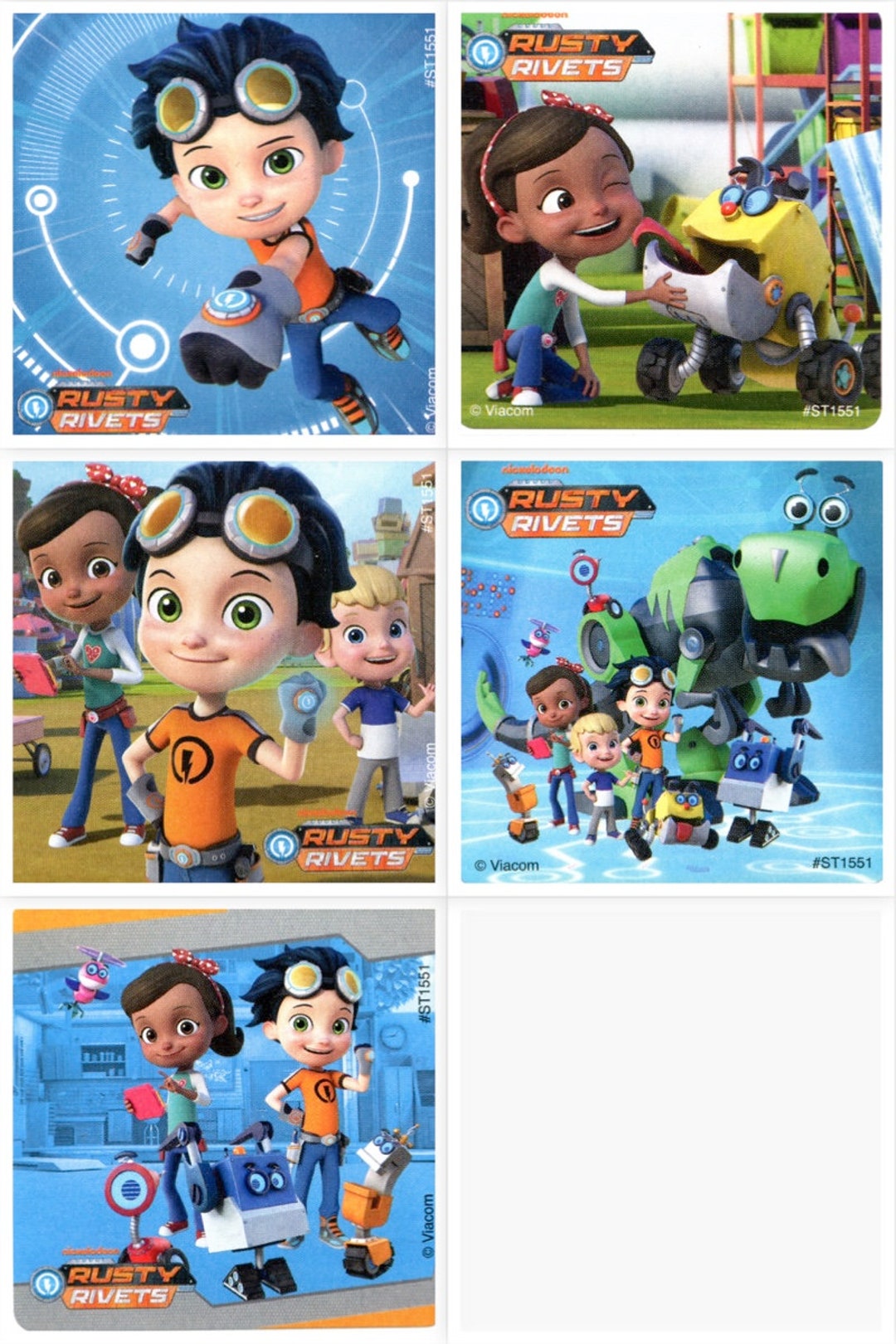 Rusty Rivets Stickers - Birthday Party - Envelope Seals, Party Favors ...