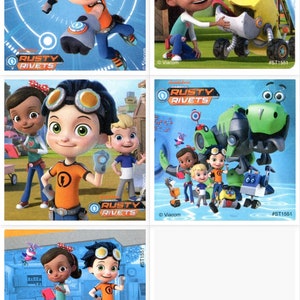 Rusty Rivets Stickers - Birthday Party - Envelope Seals, Party Favors ...