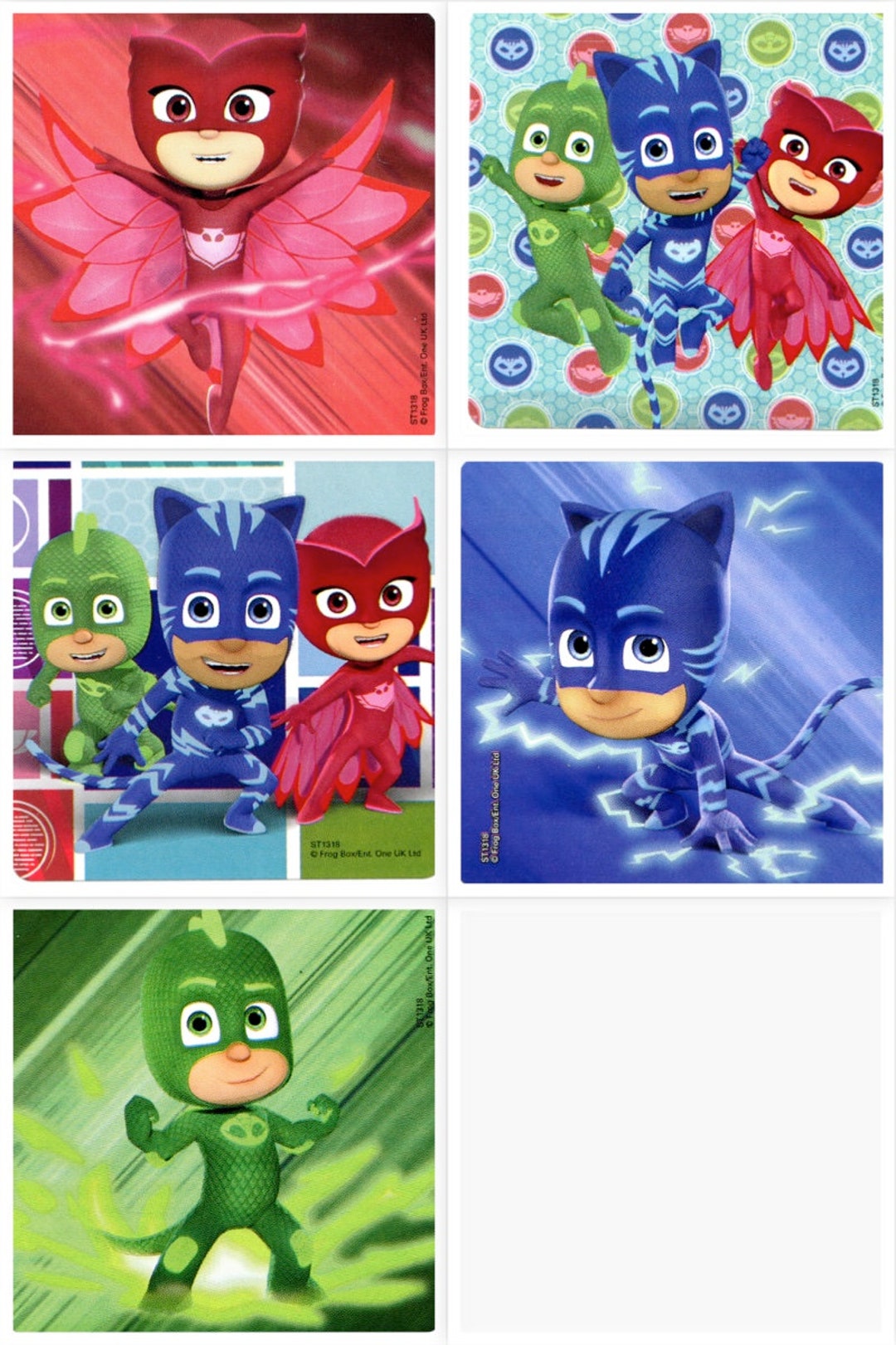PJ Masks Stickers - Envelope Seals, Party Favors, Reward Charts Parents ...
