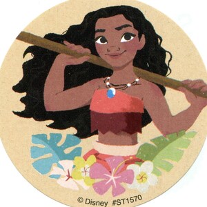 Moana Stickers - Moana Stickers Party - Envelope Seals, Party Favors ...
