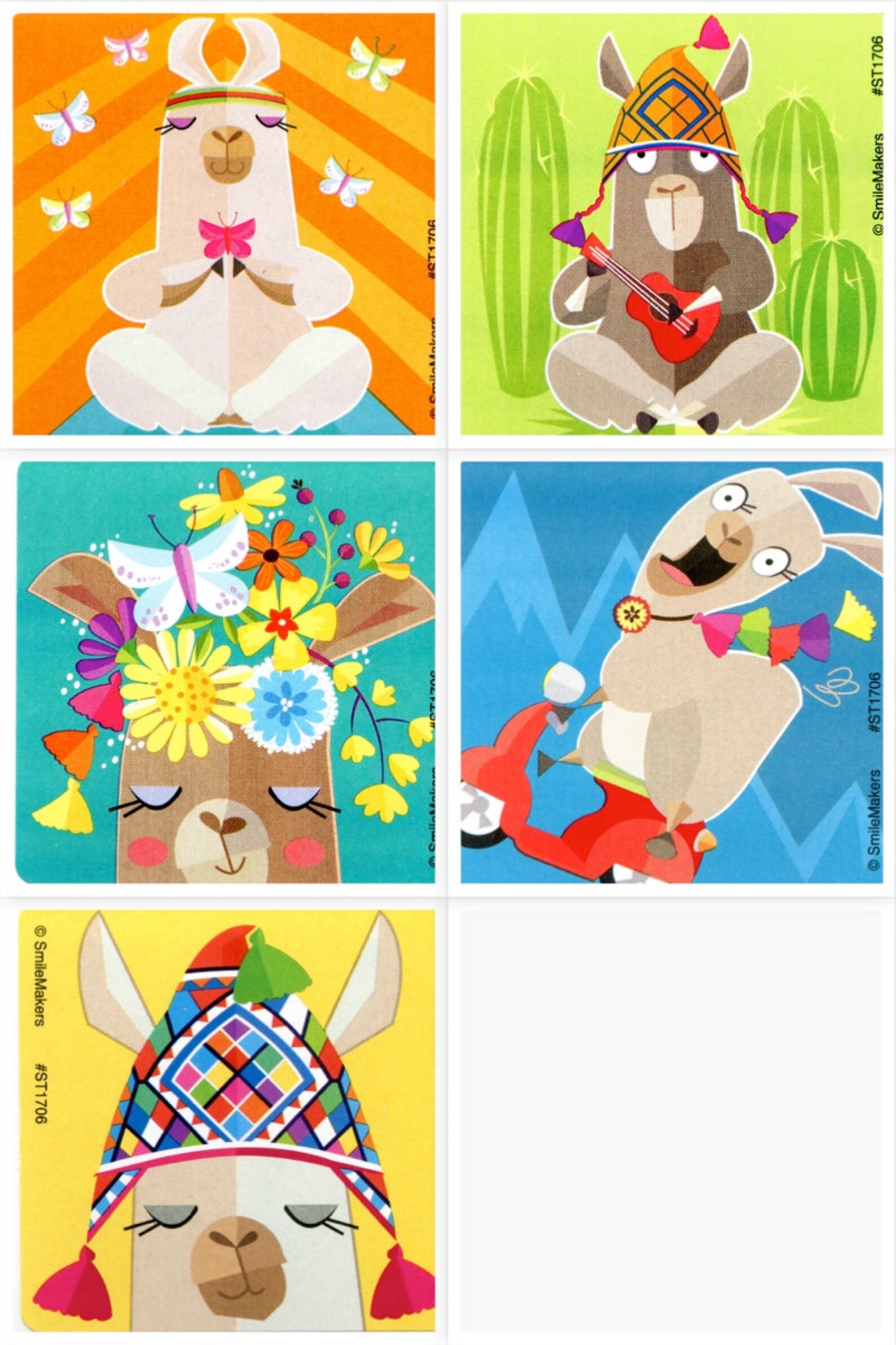 Llama Stickers - Llama Party - Llama Gifts - Envelope Seals, Party ...