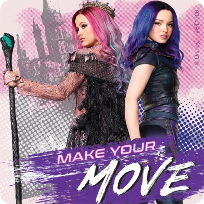 Disney Descendants Stickers Disney Birthday Stickers - Etsy