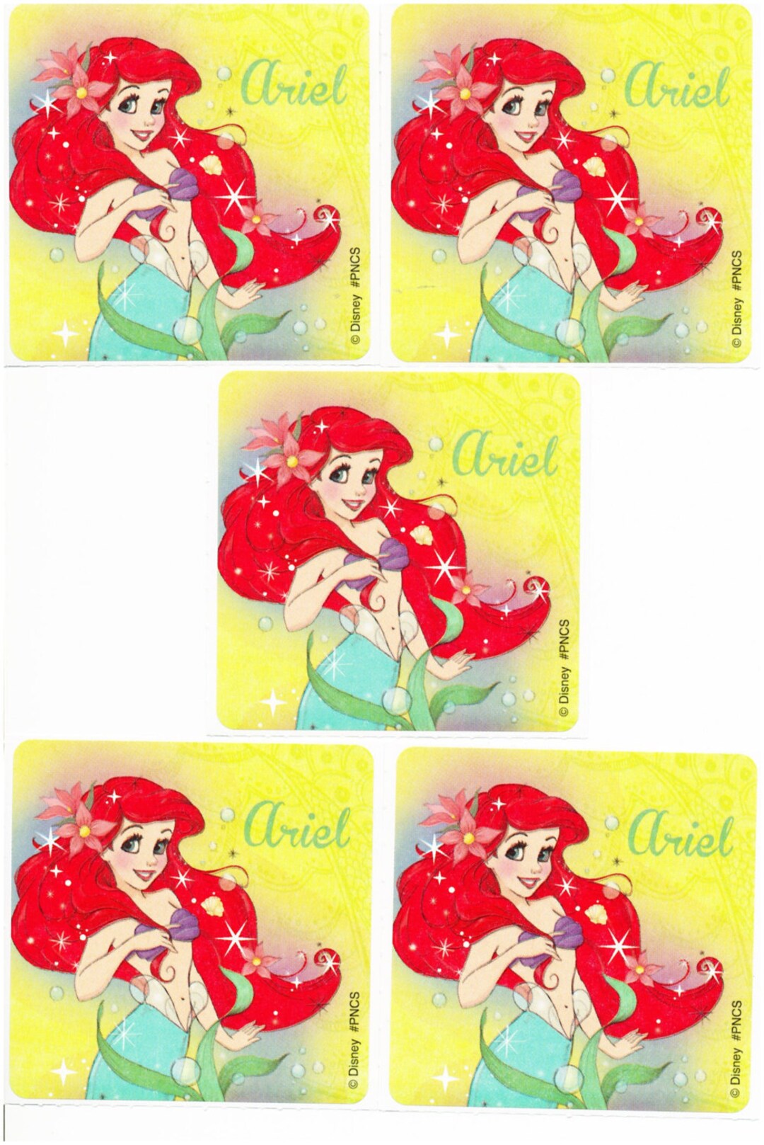 Disney Princess Ariel Stickers Sellos de sobre favores - Etsy España