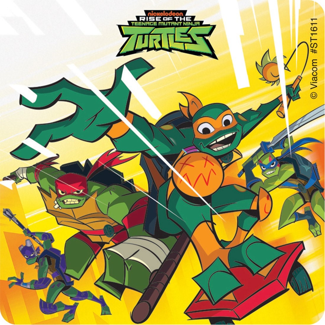 Teenage Mutant Ninja Turtles Stickers - TMNT - Envelope Seals, Party ...