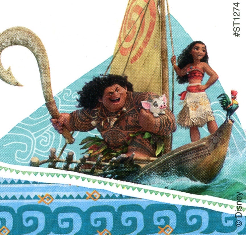 Moana Stickers - Moana Stickers Party - Envelope Seals, Party Favors ...