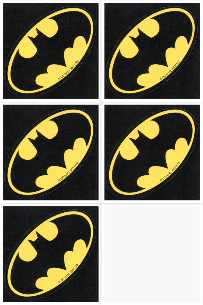 Batman Logo Stickers Batman Batman Logo 4 Vinyl Sticker