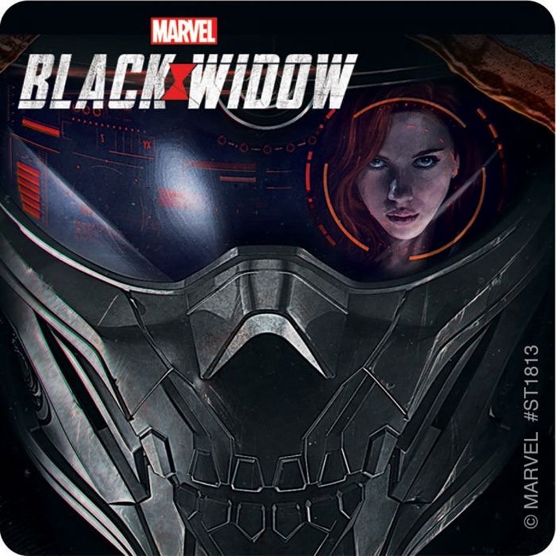 Black Widow Stickers Avengers Envelope Seals Party - Etsy Australia