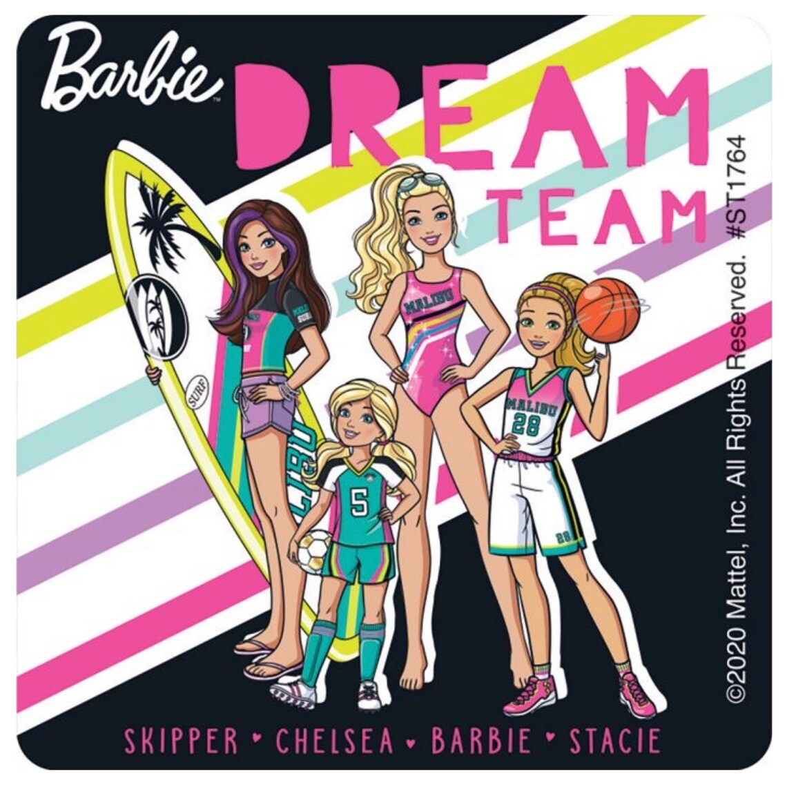 Licensed Barbie Stickers Envelope Seals, Favours, Reward, Merit Awards ...