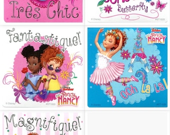 Fancy Nancy Birthday Party Water Bottle Labels Fancy Nancy - Etsy