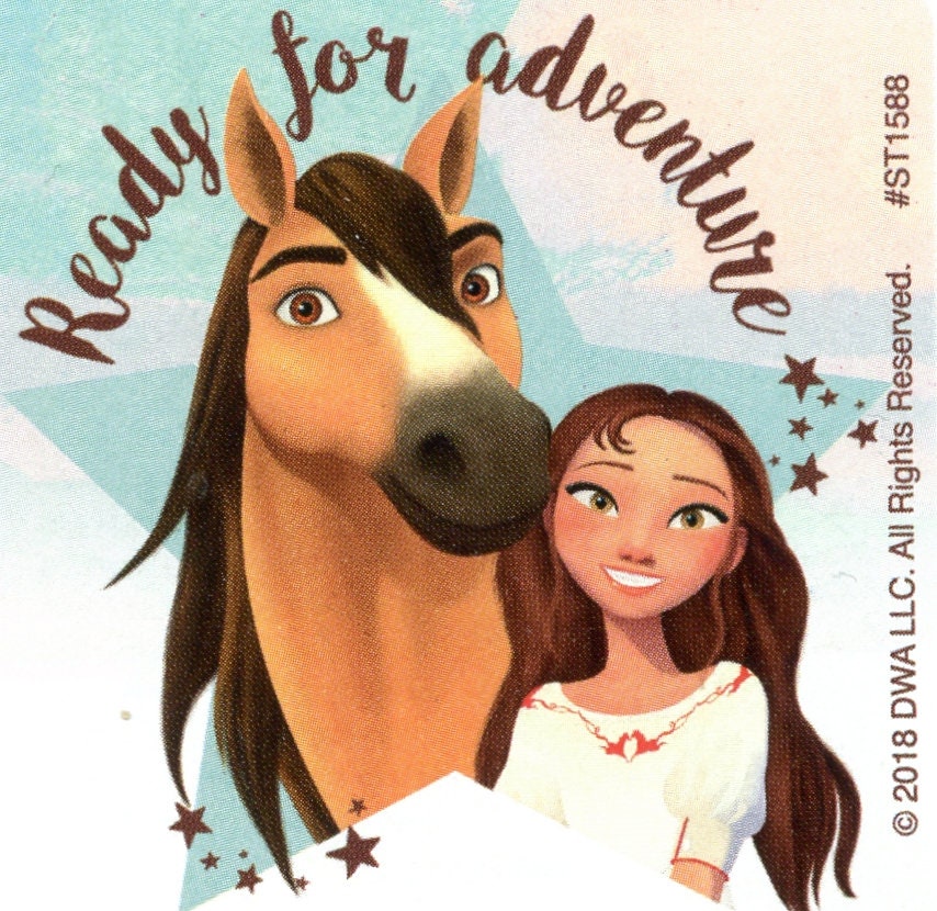 Spirit Riding Free Stickers - Party Favors, Envelope Seals - Etsy UK