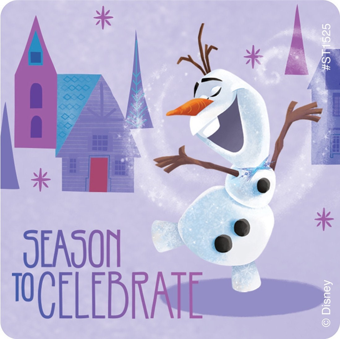 Olaf Stickers - Frozen Birthday Party Olaf - Party Favors, Reward ...