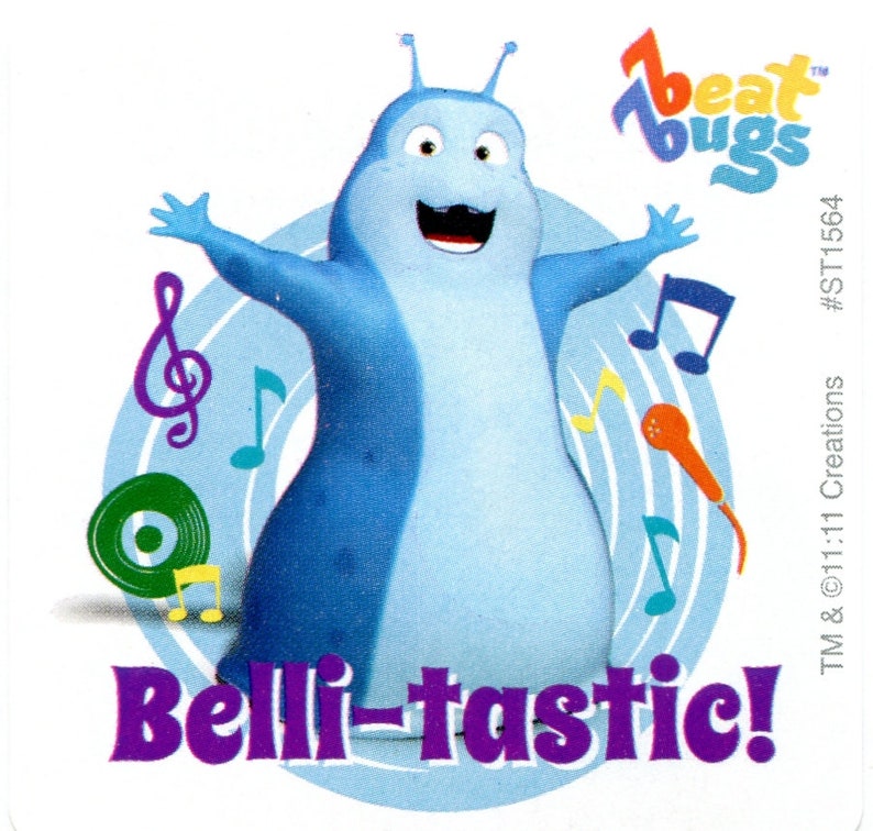 Beat Bugs Stickers - Beat Bugs Party - Envelope Seals, Party Favors ...