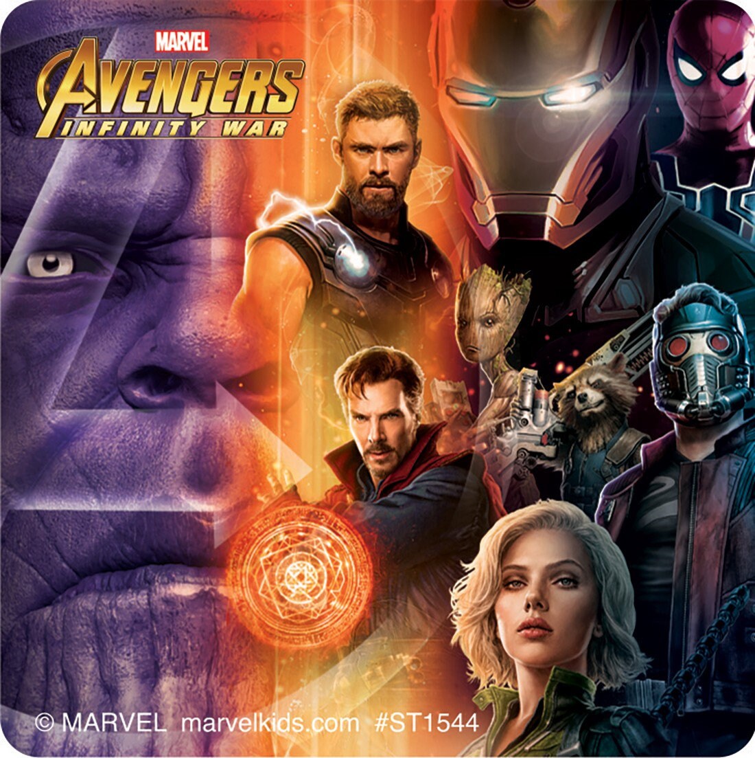Avengers Stickers - Avengers Infinity War Party - Envelope Seals, Party ...