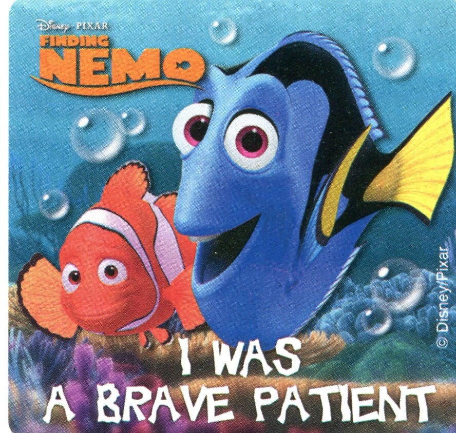 Nemo Stickers Patient Rewards Finding Nemo Great Patient - Etsy