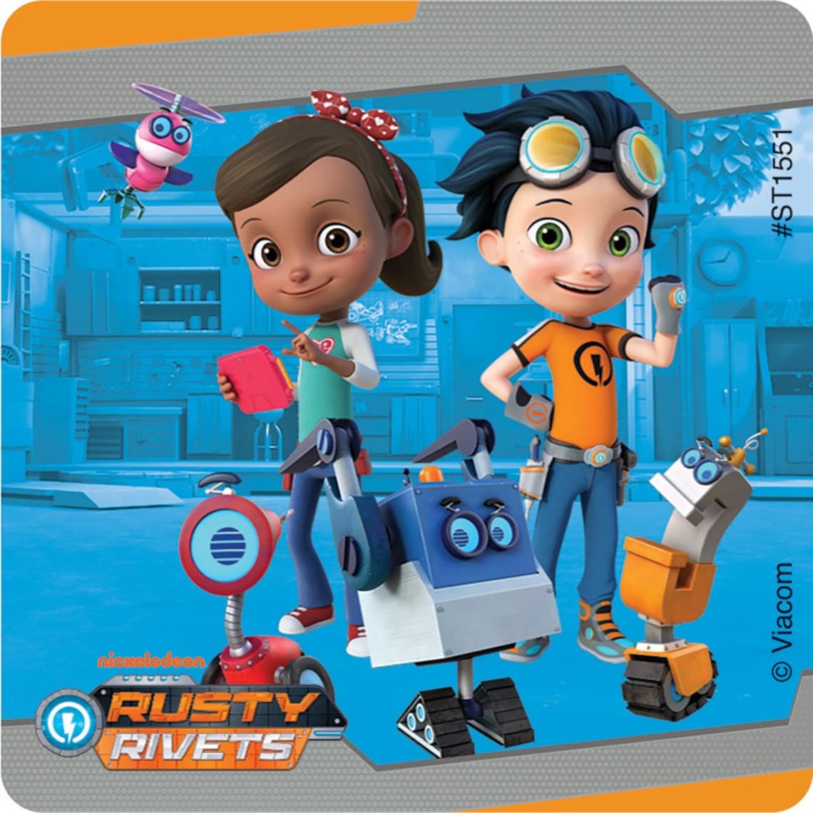 Rusty Rivets Stickers Birthday Party Envelope Seals, Party Favors ...