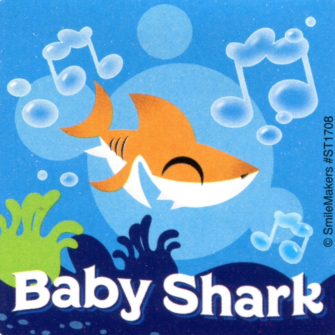 Baby Shark Stickers - Baby Shark Doo Do Do Do Birthday Stickers ...