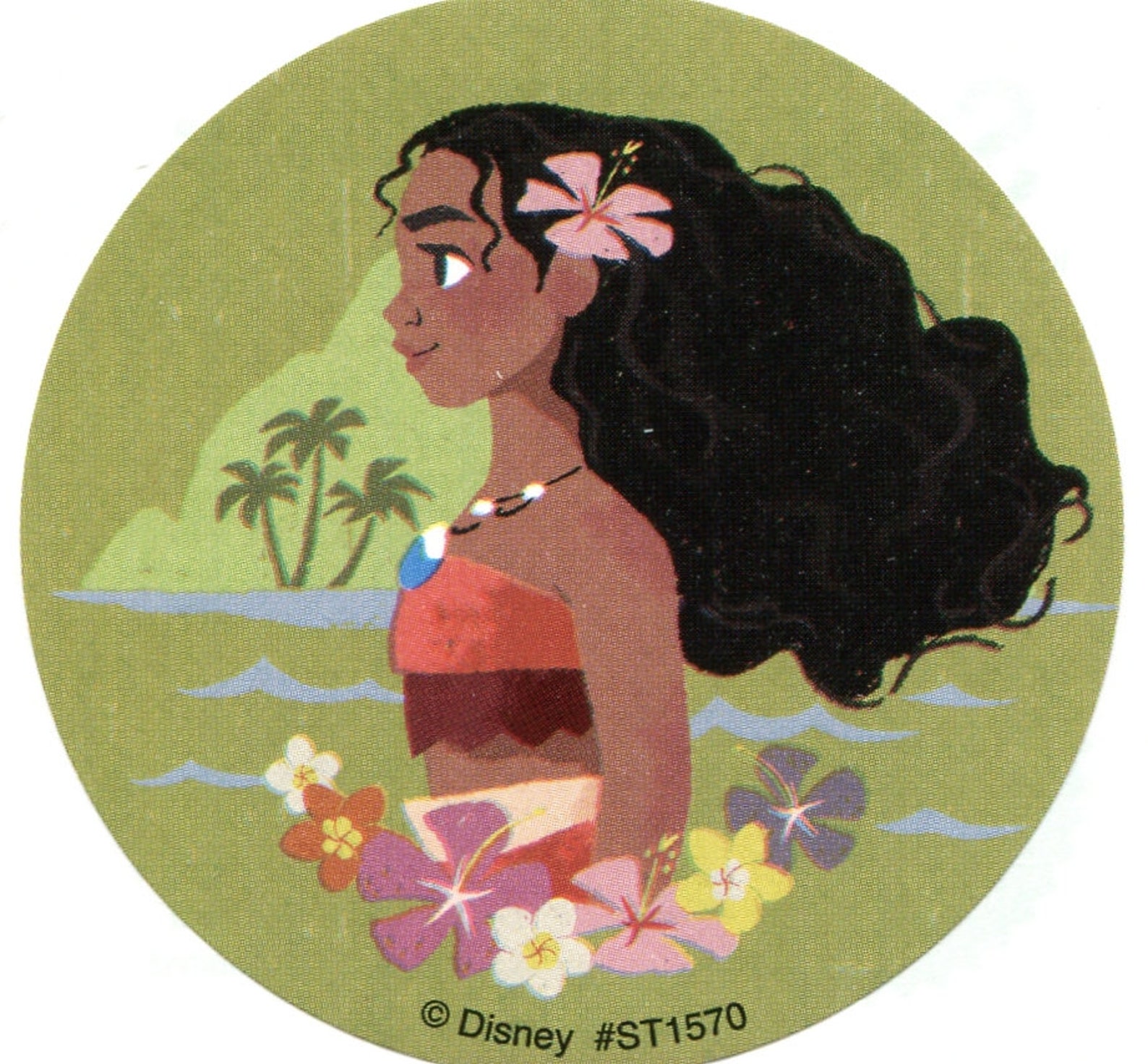 Moana Stickers Moana Stickers Party Envelope Seals, Party Favors ...