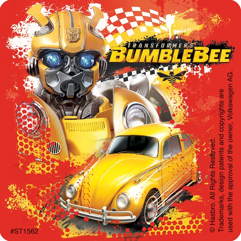 Bumblebee Stickers - Transformer Movie Stickers - Envelope Seals, Party ...