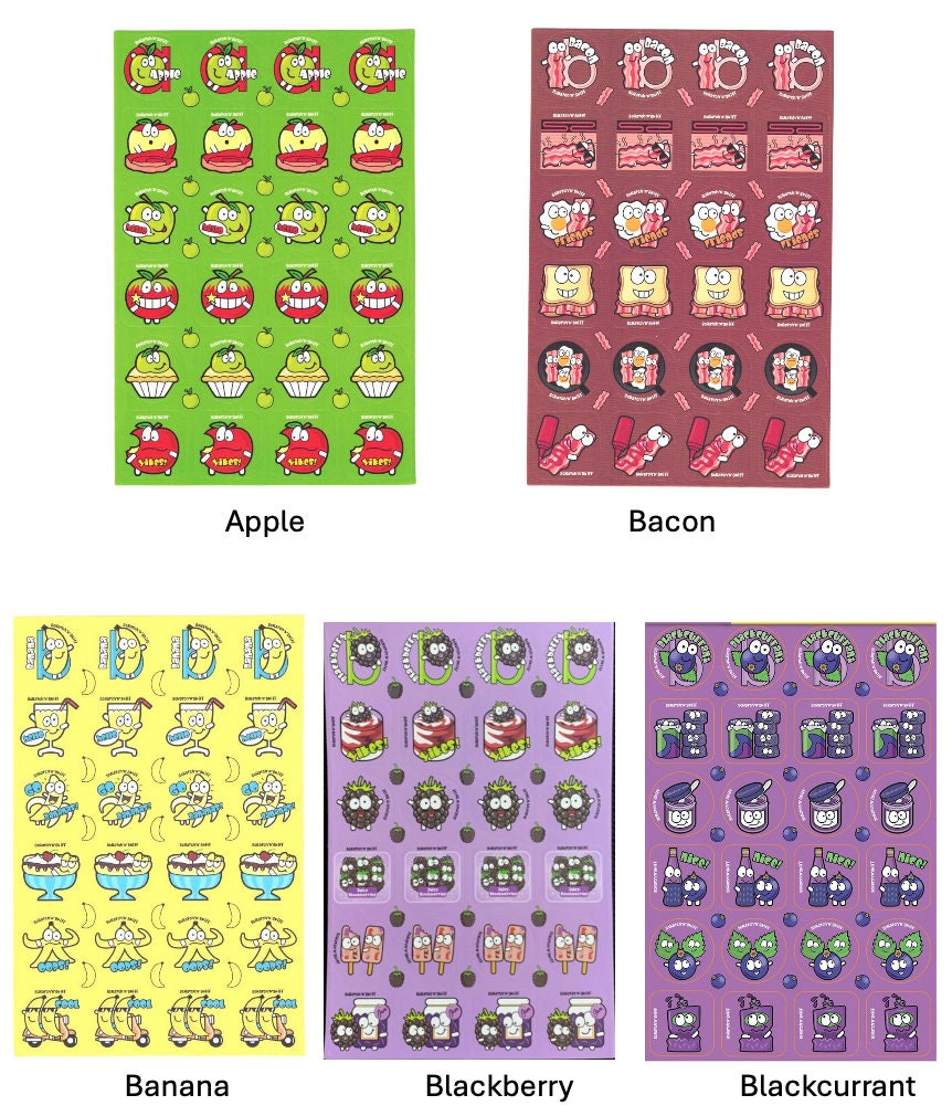 Scratch and Sniff Stickers Merit Awards Reward Charts Scrapbooking ...