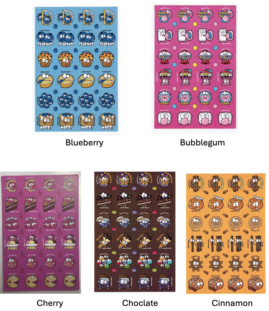 Scratch and Sniff Stickers Merit Awards Reward Charts Scrapbooking ...