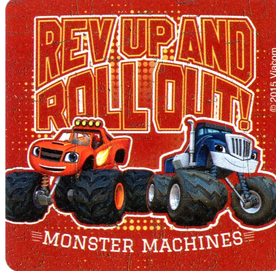 Blaze and the Monster Machines Stickers - Crusher - Envelope Seals ...