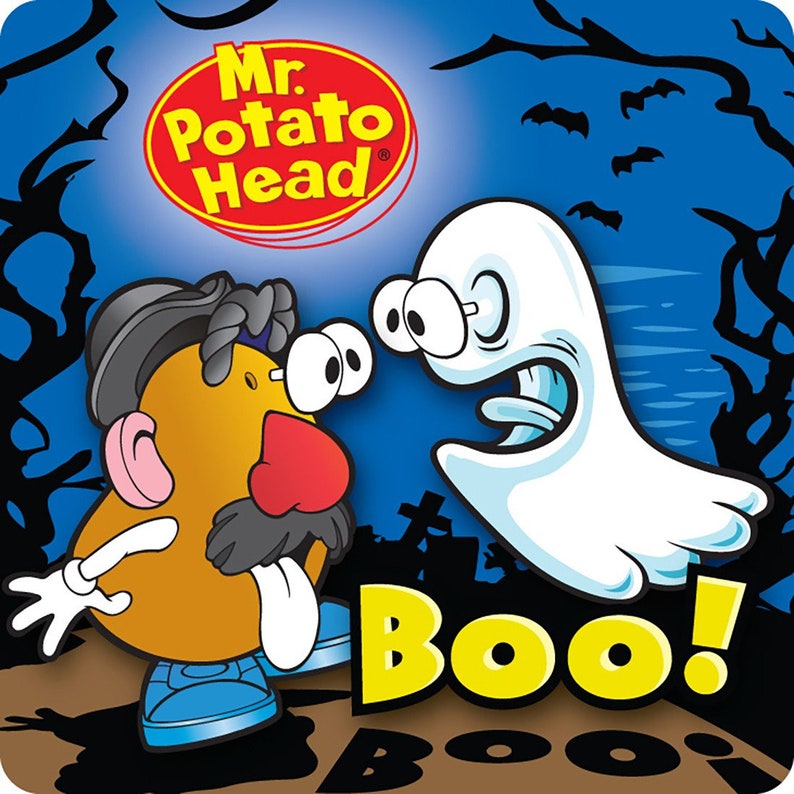 Potato Head Stickers Potato Head Halloween Stickers Envelope Seals ...